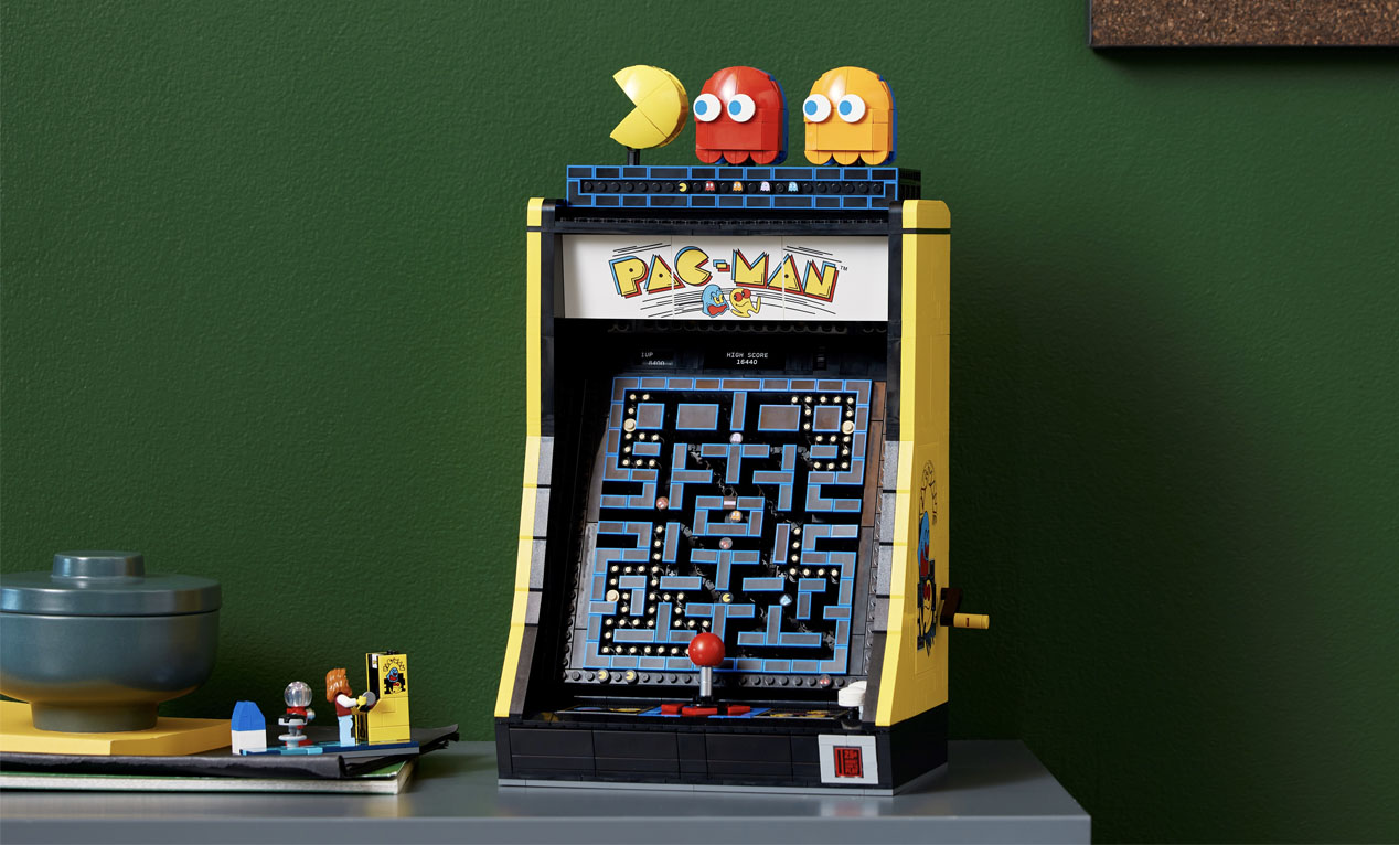 "Pac-Man" is 43 years old! The "Lego® Pac-Man Icon Game Center Machine ...